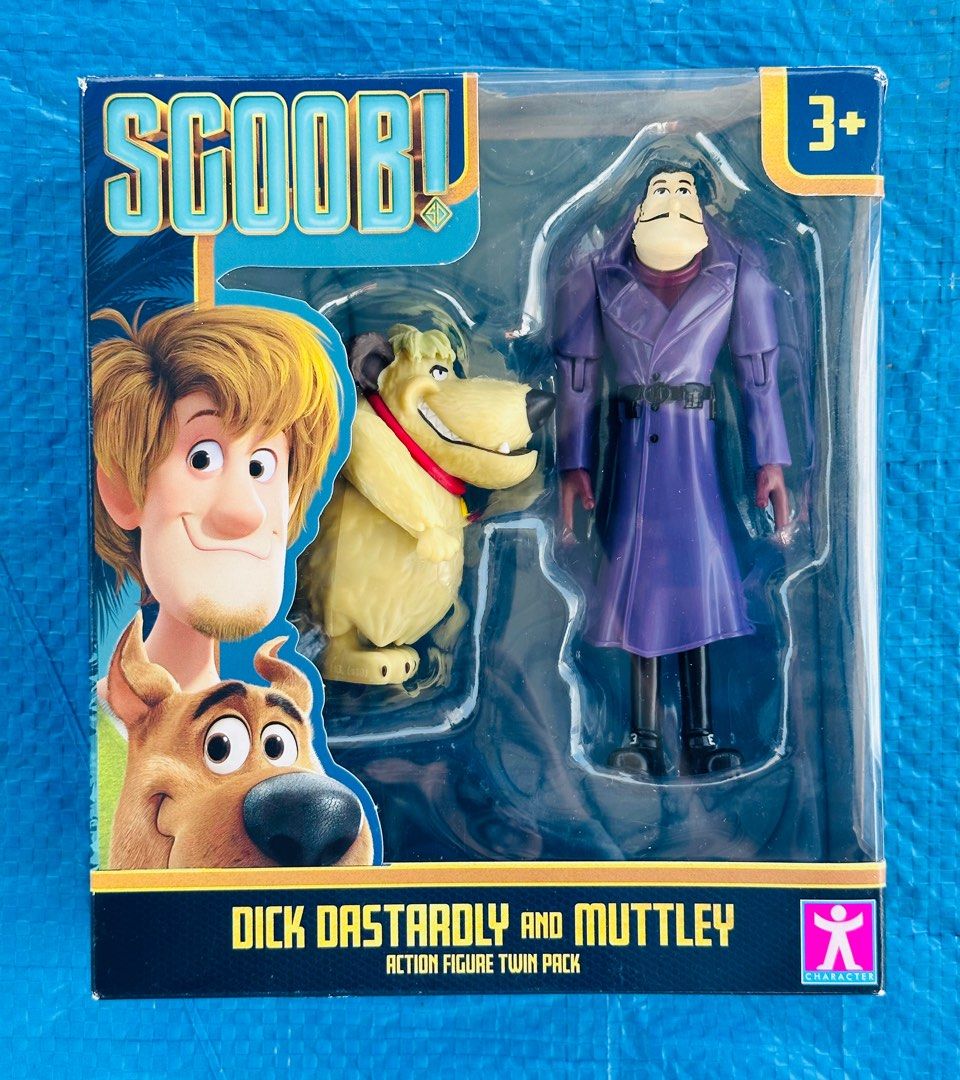 清貨 特價 全新 現貨 正版 Scoob! Dastardly & Muttley Action Figure 狗狗震, 興趣及遊戲, 玩具 ...