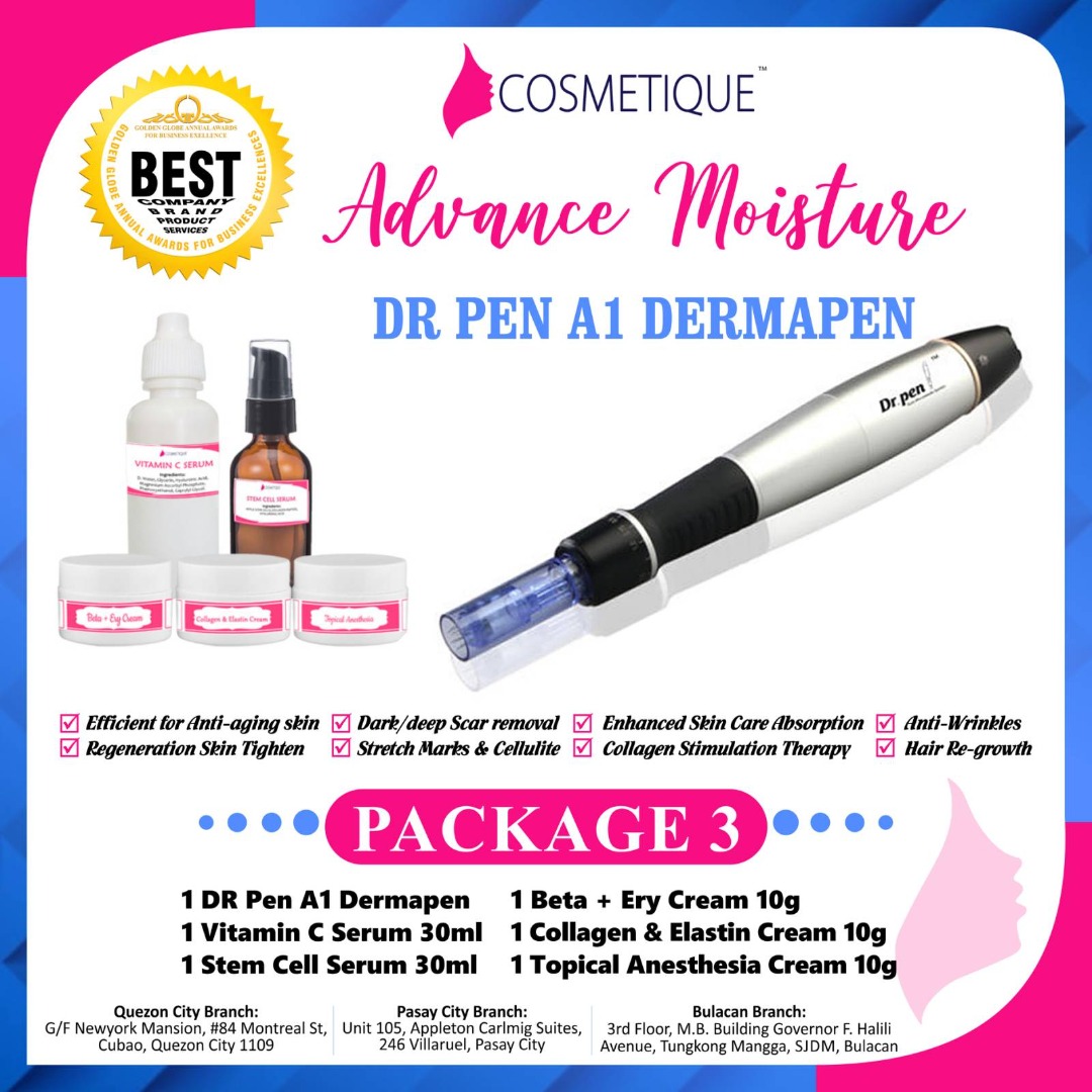 A1 DR PEN Advance Moisture Package, Beauty & Personal Care, Face, Face ...