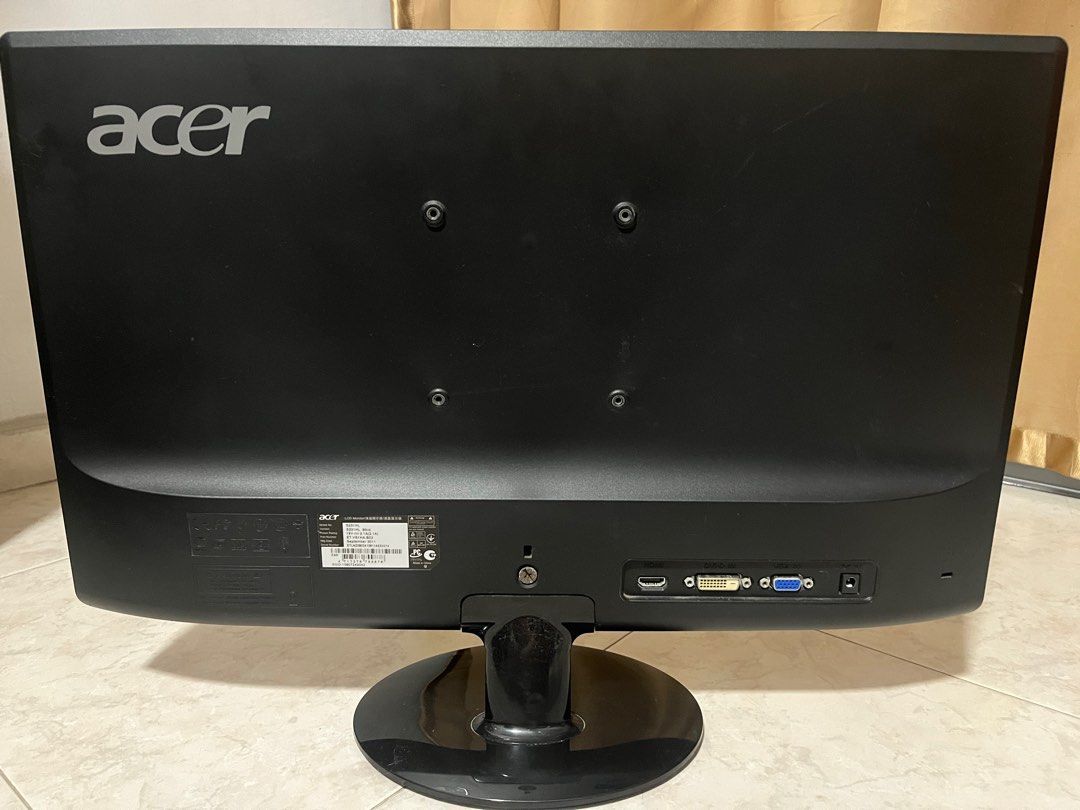 Acer 23-inch monitor, Computers & Tech, Desktops on Carousell