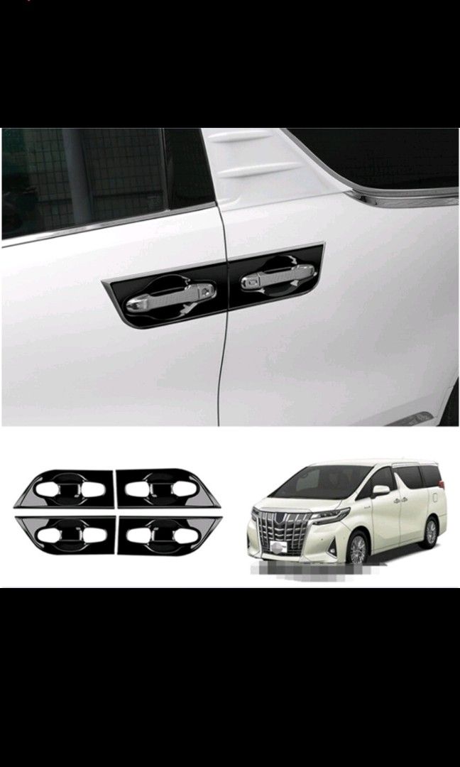 Alphard/Vellfire door handle bowl trim, Car Accessories, Accessories on ...