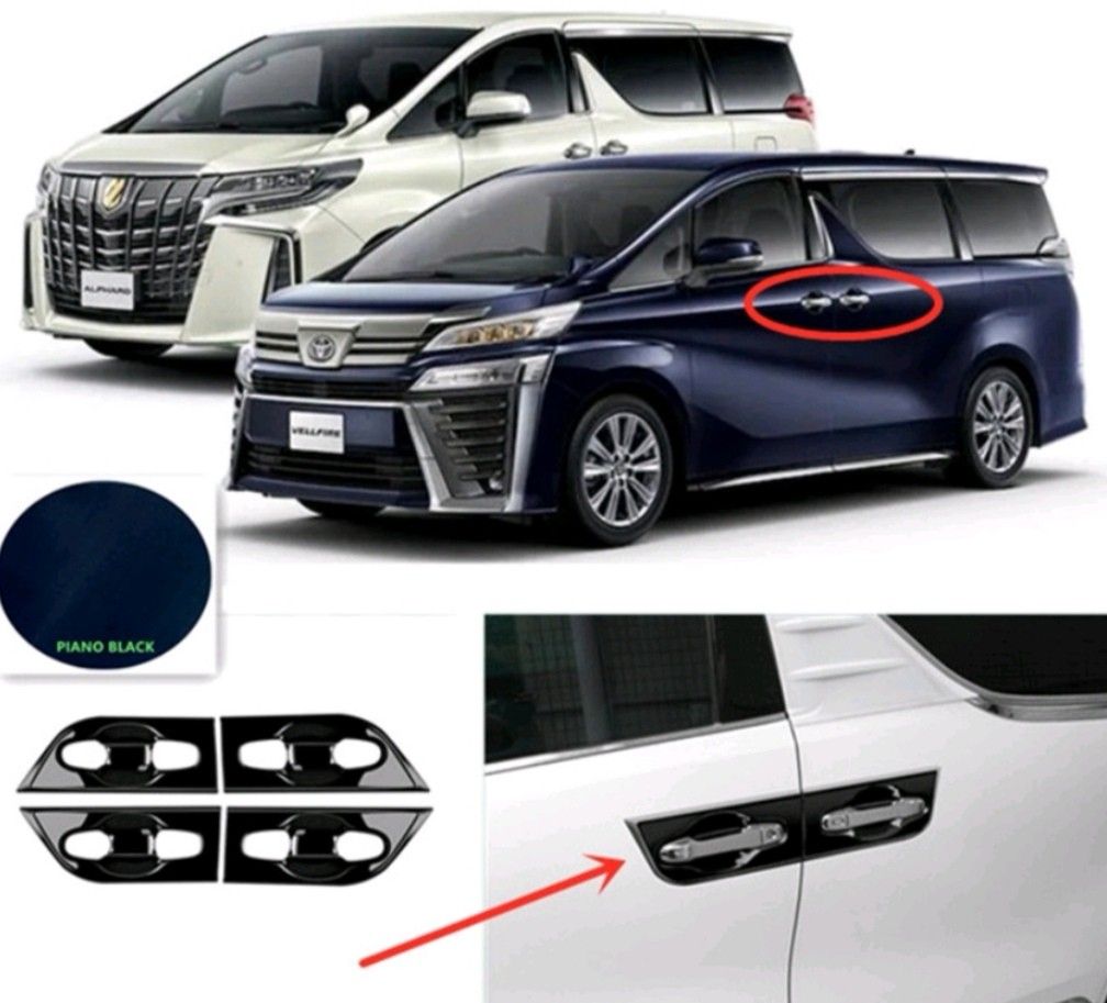 Alphard/Vellfire door handle bowl trim, Car Accessories, Accessories on ...