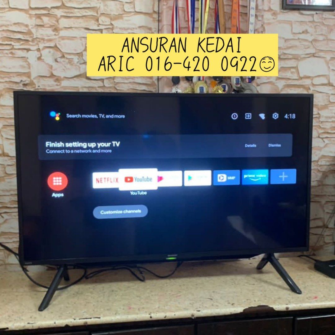 Android Tv Ansuran Kedai, TV & Home Appliances, TV & Entertainment, TV ...