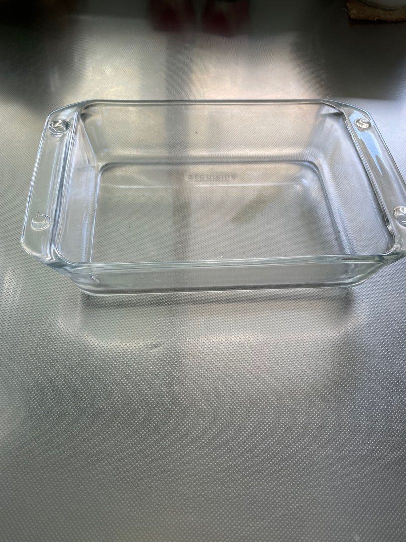 Arcuisine rectangular glass roaster pan, Furniture & Home Living ...