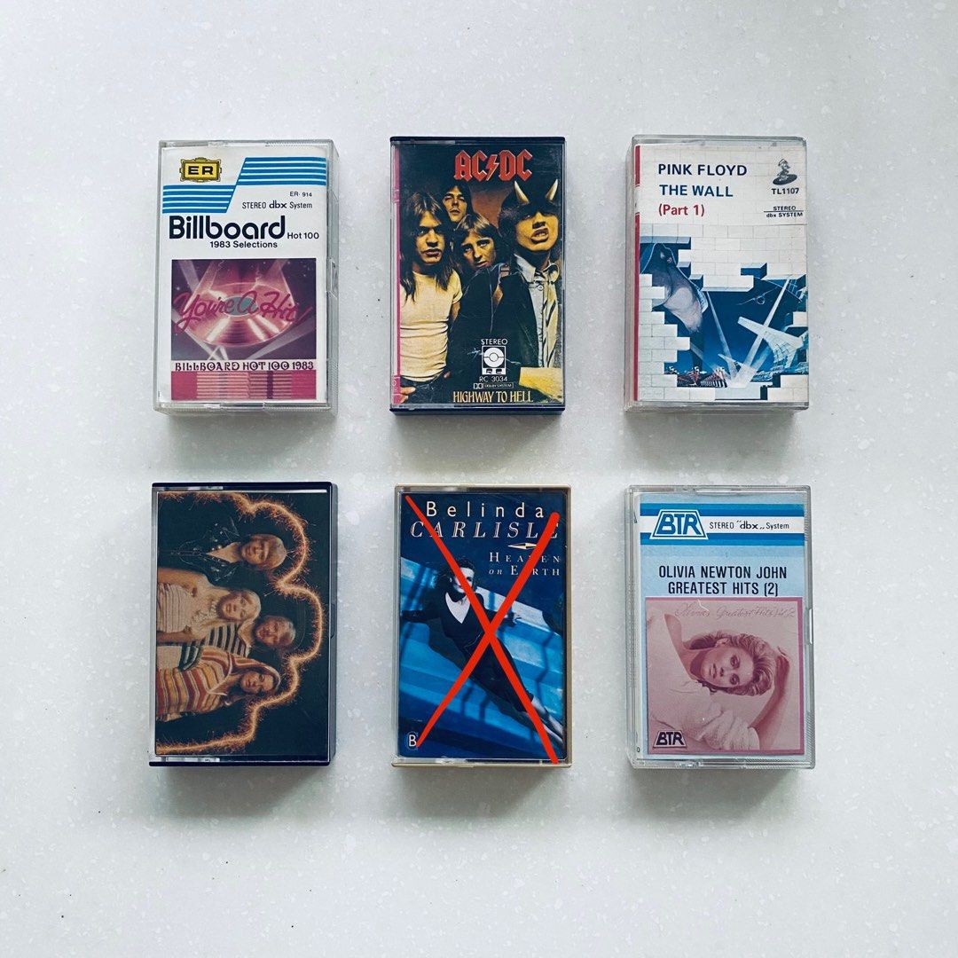 Assorted Cassette Tapes, Hobbies & Toys, Memorabilia & Collectibles ...