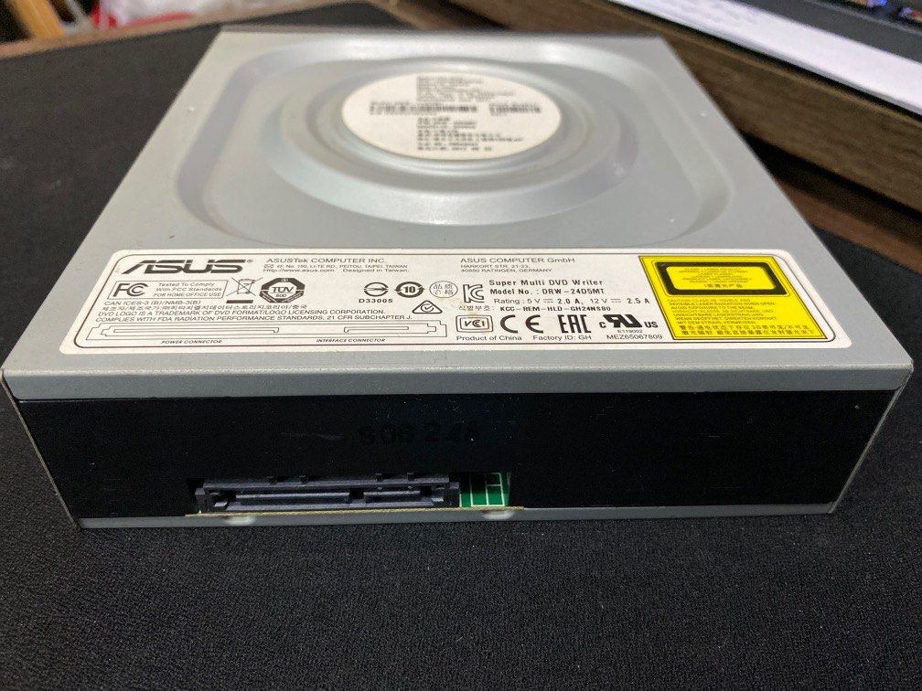 ASUS DRW-24D5MT 內置光碟機 internal CD-ROM drive, 電腦＆科技, 電腦周邊及配件, 電腦周邊產品 ...