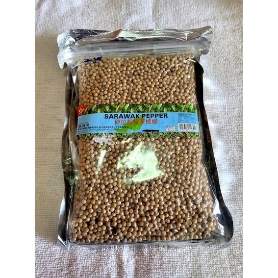 Authentic 100% Pure Premium Sarawak White Pepper Seeds 500g, Food ...