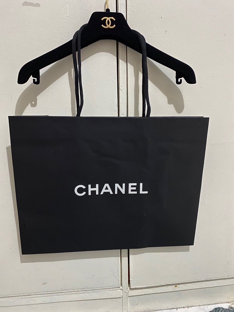 Authentic Chanel Paper Bag Big Size, Luxury, Bags & Wallets on Carousell