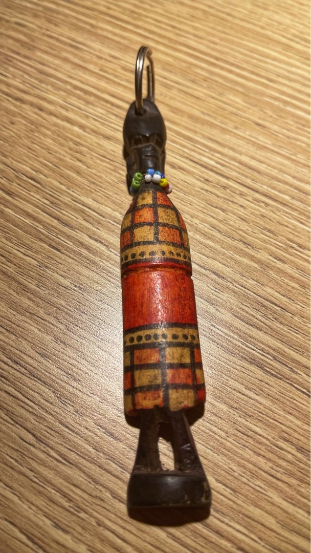 Authentic Kenya Man Keychain, Hobbies & Toys, Travel, Travel Essentials ...
