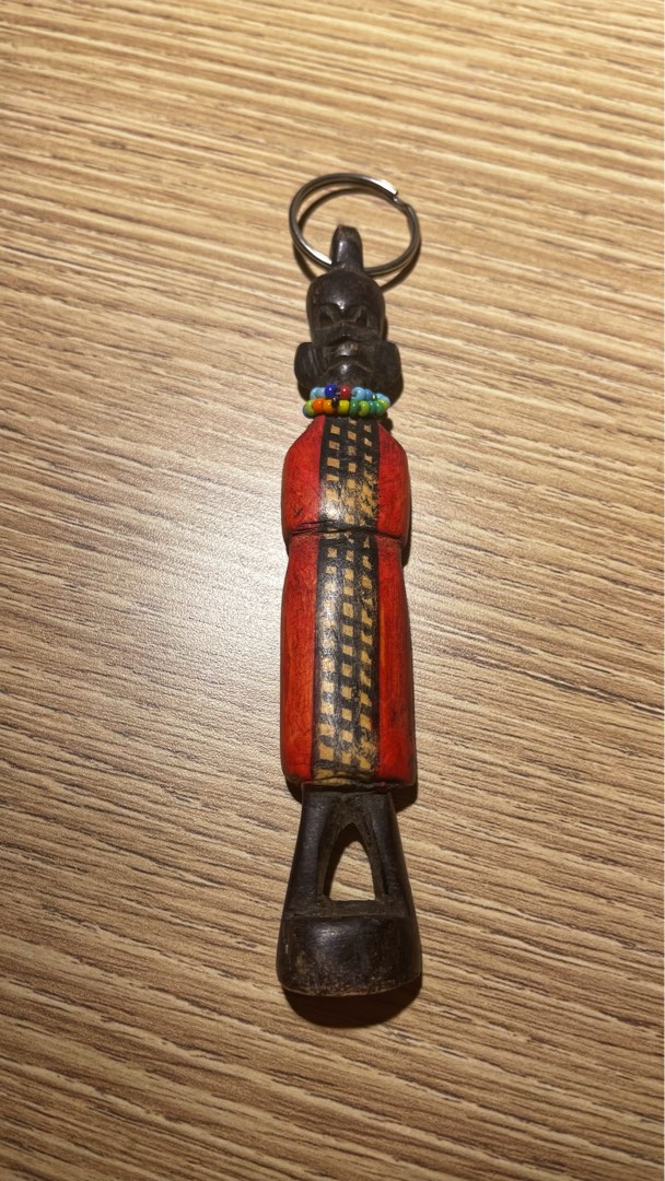 Authentic Kenya Man Keychain, Hobbies & Toys, Travel, Travel Essentials ...