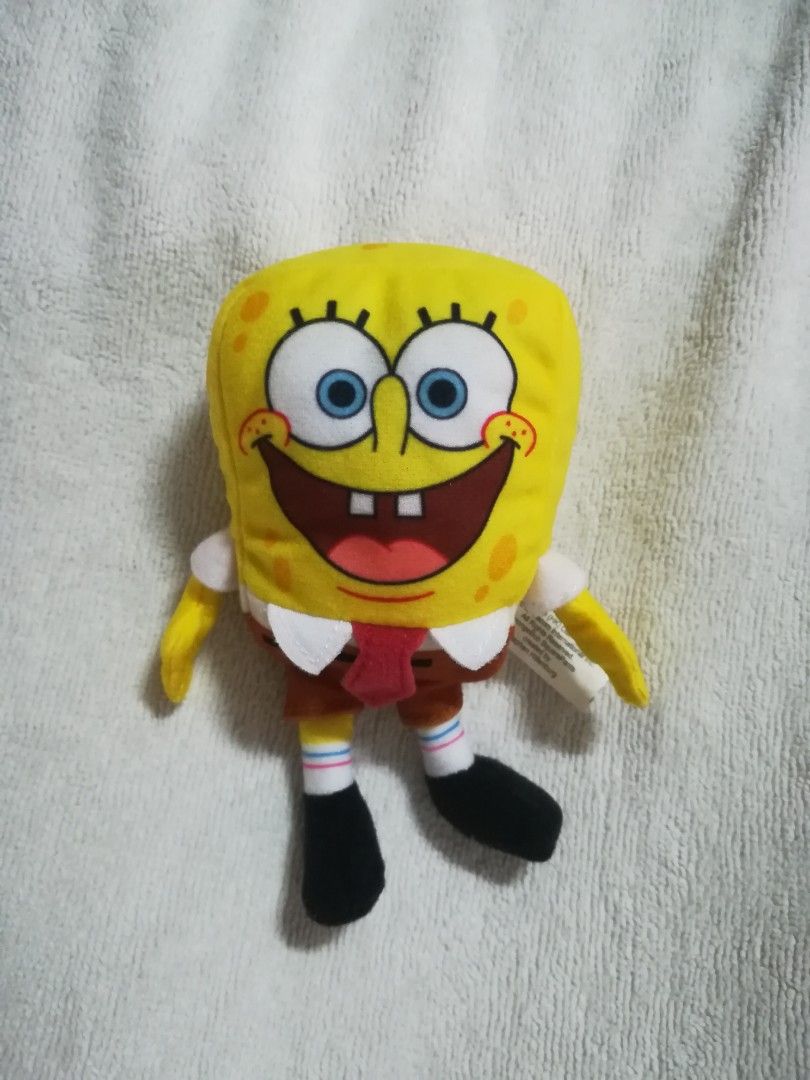 Authentic Viacom Nickelodeon Mini SpongeBob Square Pants Plush Soft Toy ...
