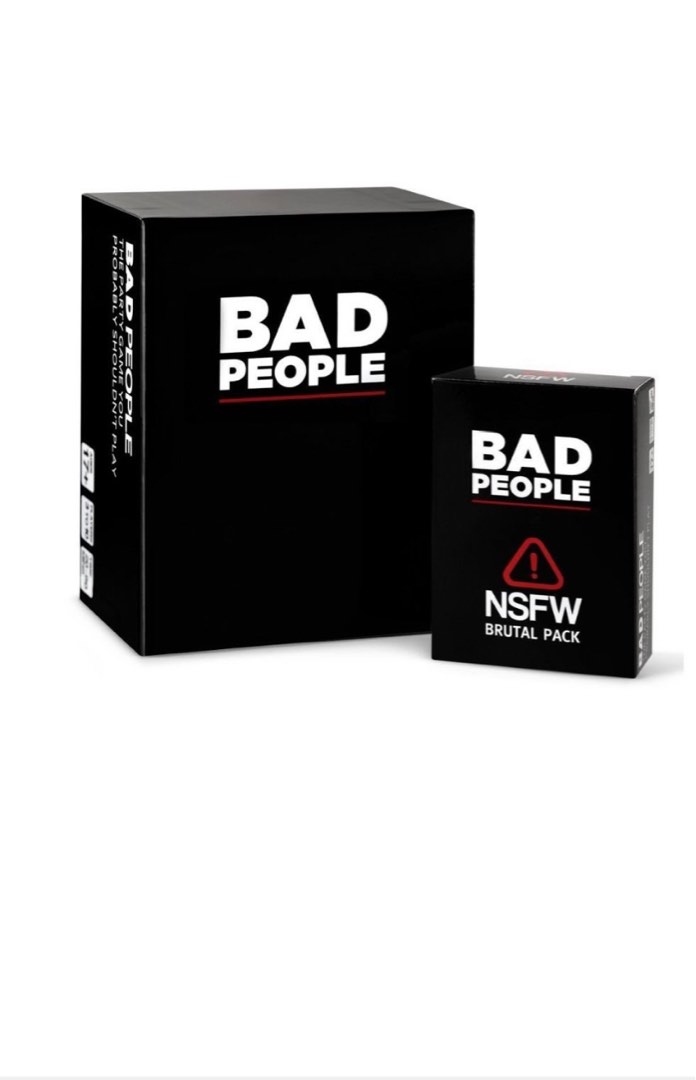 Bad People Card Game, Everything Else on Carousell