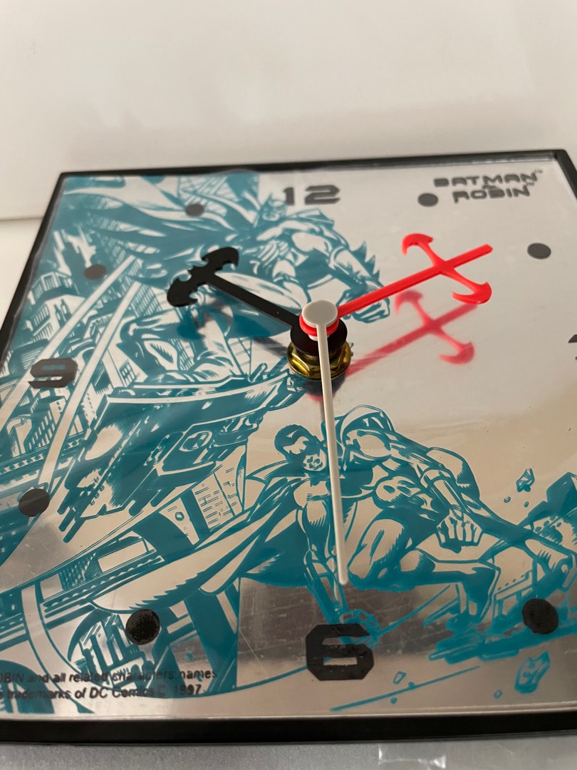 Batman And Robin Bar Mirror Clock - Exclusive Merchandise and not out ...