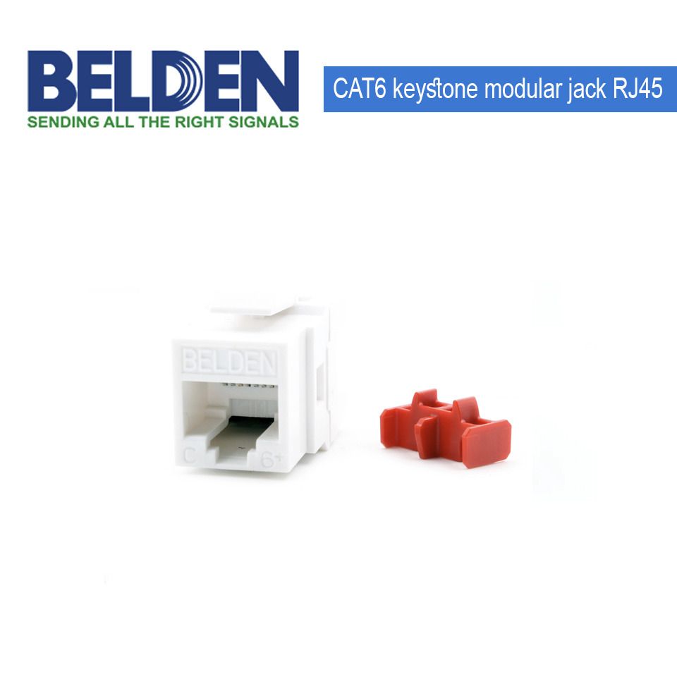 belden rj45 cat6 keystone jack lan socket modular plug, Computers ...