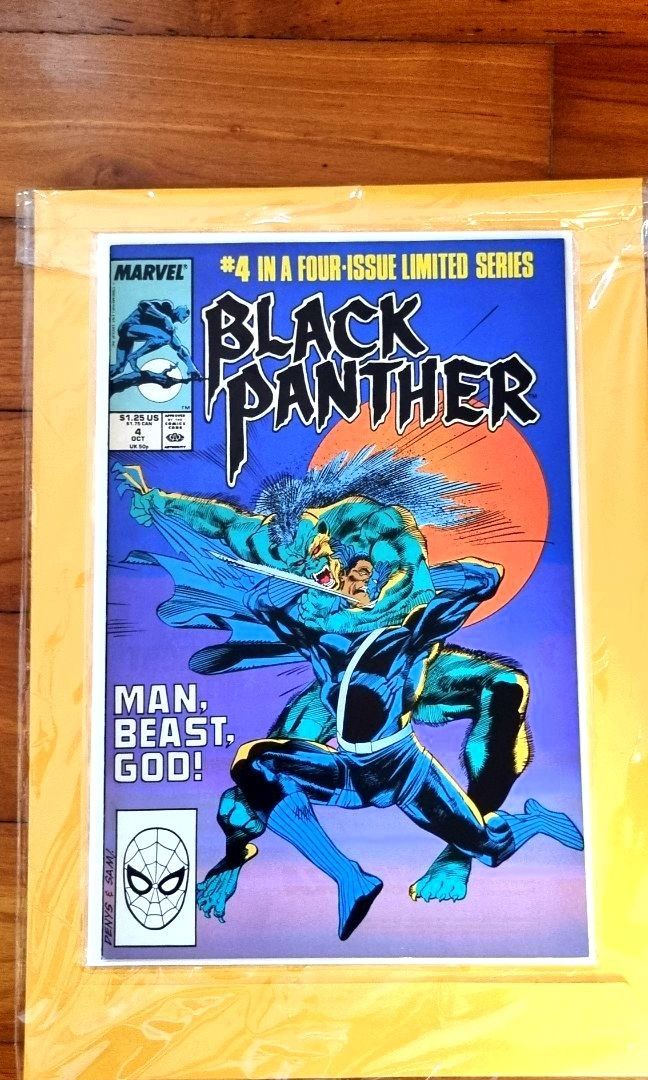 Black Panther Comic #4 Marvel Comics First Appearance BAST MCU, Hobbies ...