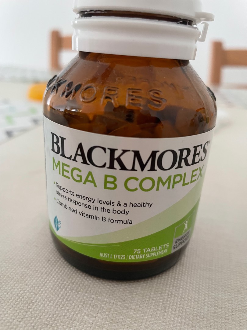 Blackmores Mega B Complex - 75 Tablets, Health & Nutrition, Health ...
