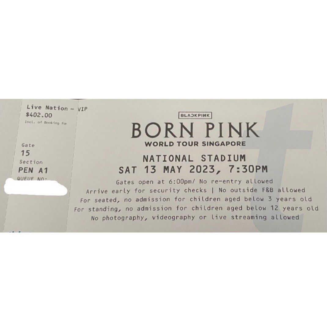 Blackpink VIP day 1, Tickets & Vouchers, Event Tickets on Carousell