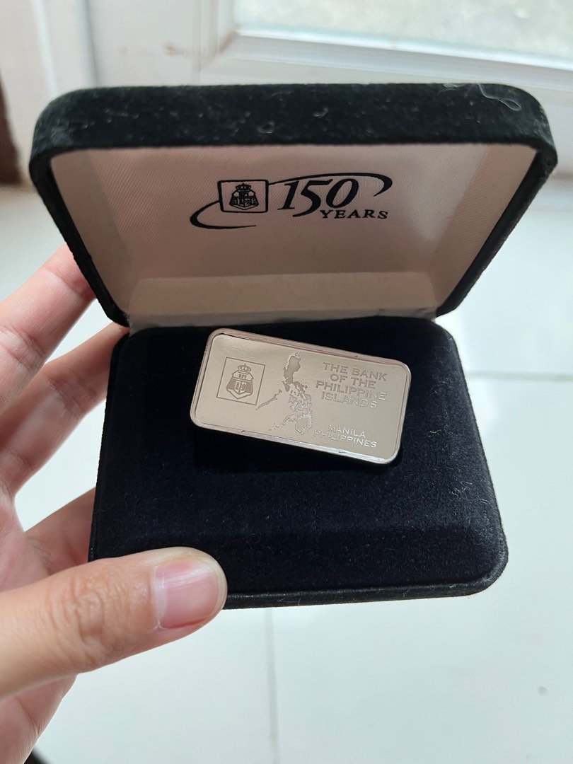 BPI 150th Anniversary Silver Ingot, Hobbies & Toys, Memorabilia ...