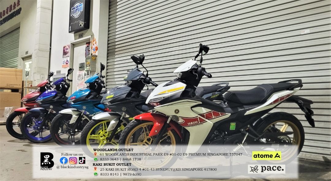 BRAND NEW | CLASS 2B SCOOTERS | YAMAHA EXCITER 155 / SNIPER 155 | AEROX ...