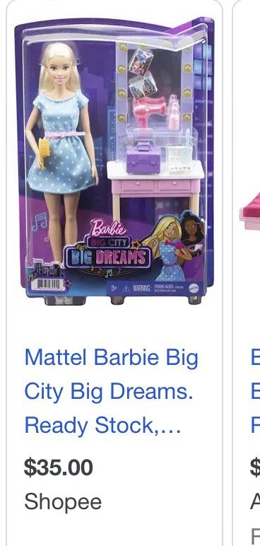Brand new BN Barbie doll steffi princess vanity made to move, Hobbies ...