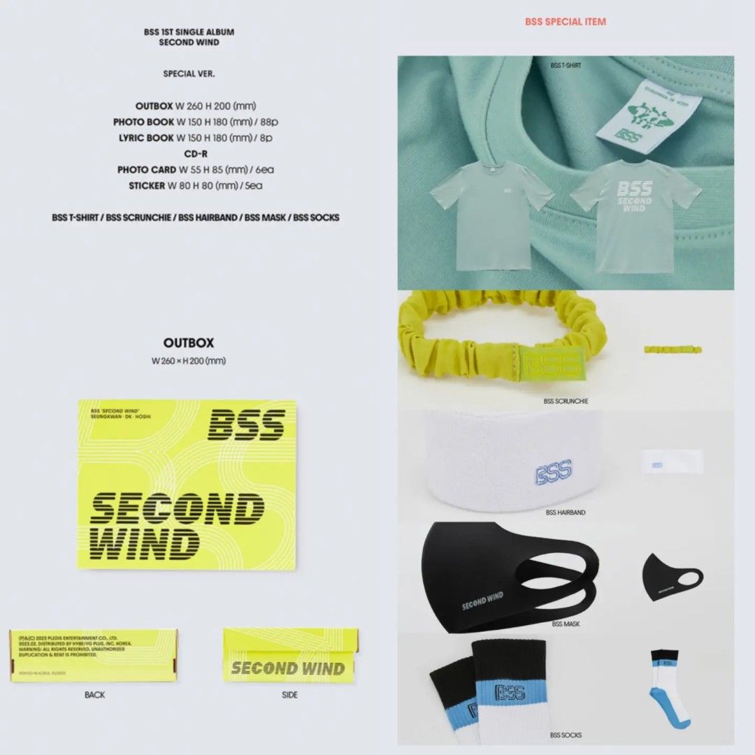 BSS (SEVENTEEN) - SECOND WIND] (SPECIAL VERSION), Hobbies & Toys ...