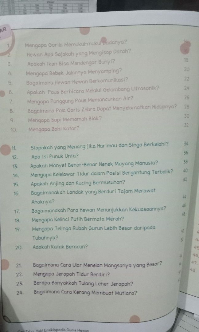 BukU CaRi TaHu Yuk!... Dunia Hewan on Carousell BukU CaRi TaHu Yuk!... Dunia Hewan on Carousell