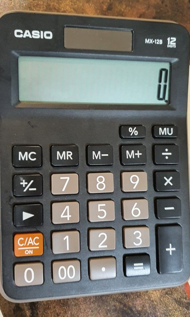 Casio 12 digits calculator, Computers & Tech, Office & Business ...