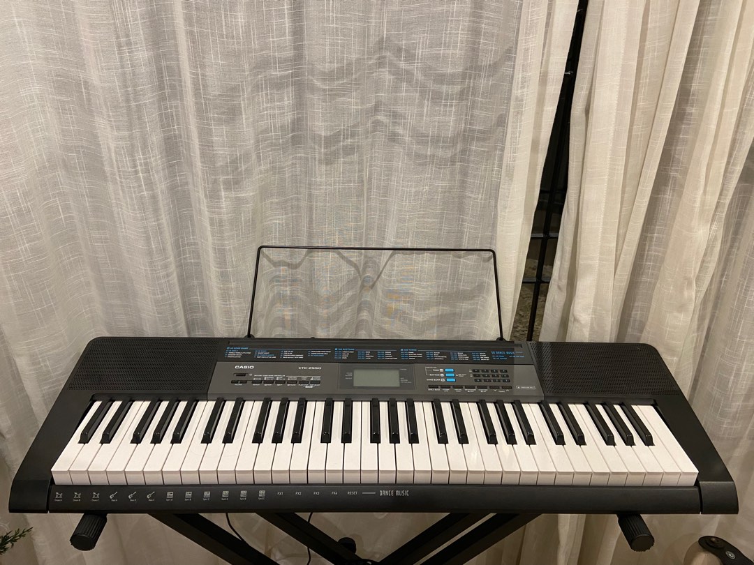 Casio CTK-2550 electric keyboard piano, Hobbies & Toys, Music & Media ...