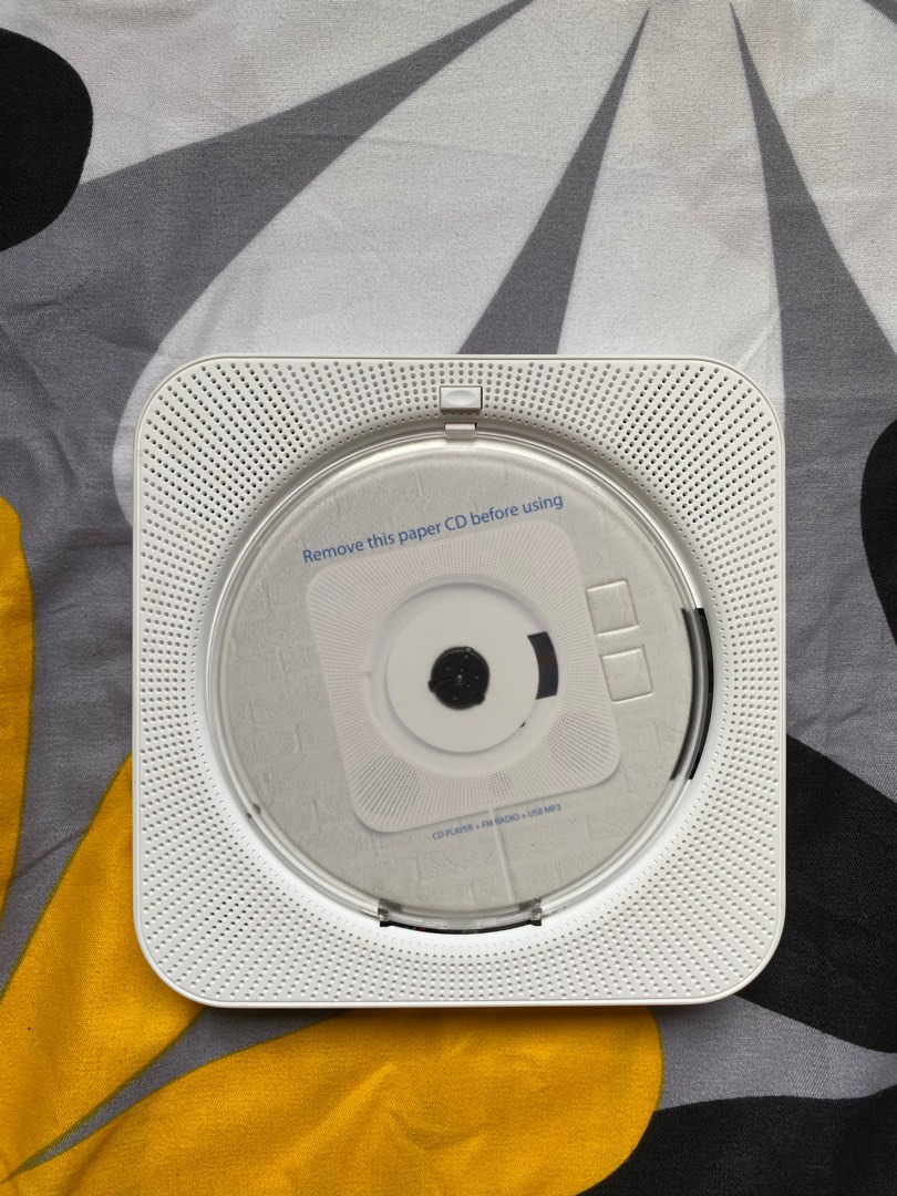 CD Player Wall Mounted with cover and Remote, Audio, Portable Music ...