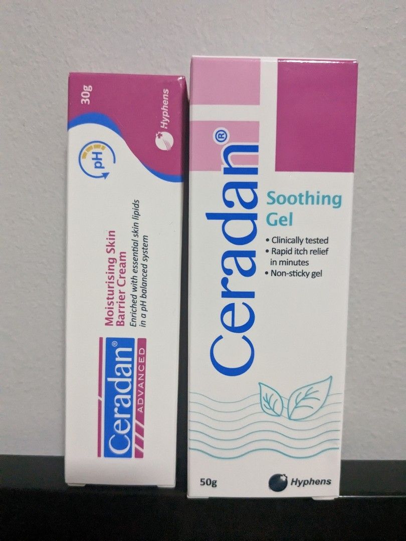 Ceredan barrier cream and soothing gel, Beauty & Personal Care, Bath ...