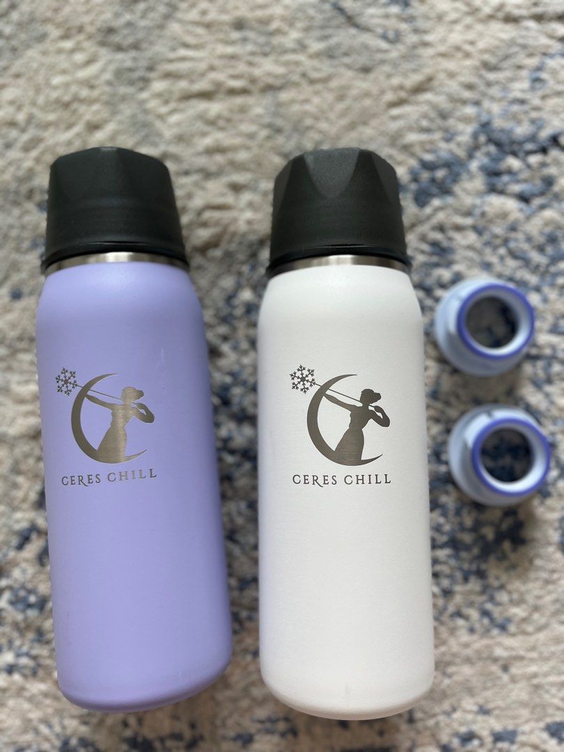 Ceres chill bottles (white & purple), Babies & Kids, Nursing & Feeding ...