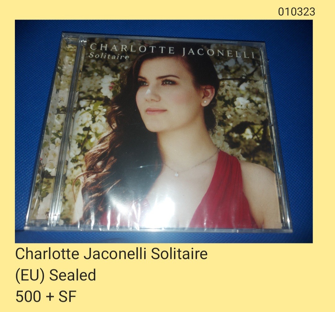 Charlotte Jaconelli Solitaire CD (unsealed), Hobbies & Toys, Music ...