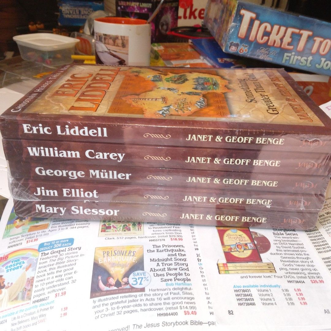 Christian Heroes Then and Now - Eric Liddel - William Carey - George ...