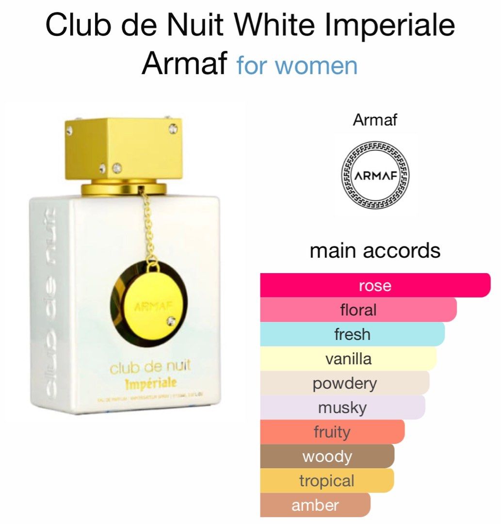 Armaf Club De Nuit Imperiale EDP 105ml, Beauty & Personal Care ...