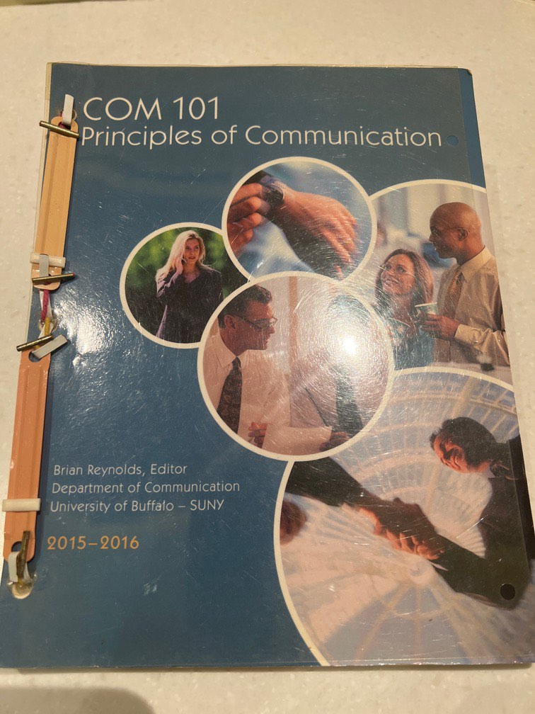 COM 101 Principles of Communication SIM-UB 2015-2016, Hobbies & Toys ...