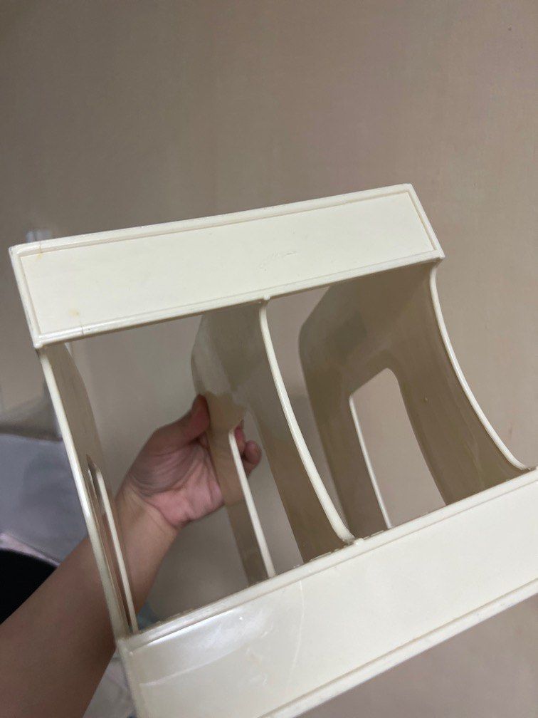 Cream or Yellow White Daiso Japan Book Stand Book Ends Notebook ...