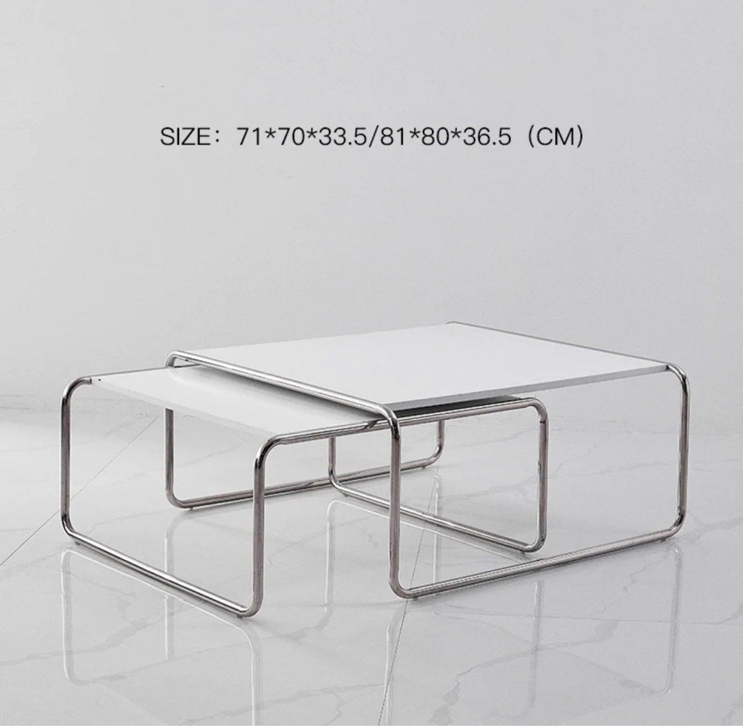 DAVISHA Double Nesting Coffee Table, Furniture & Home Living, Furniture ...