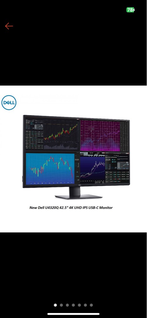 Dell u4320q Monitor 43 inch, Computers & Tech, Desktops on Carousell