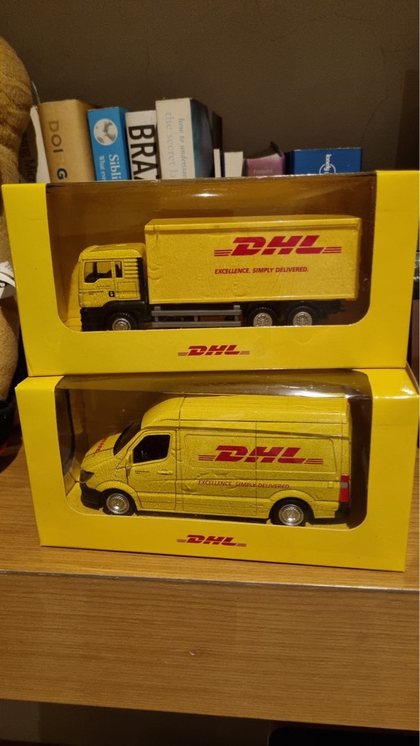 DHL Model Truck x2, Hobbies & Toys, Toys & Games on Carousell