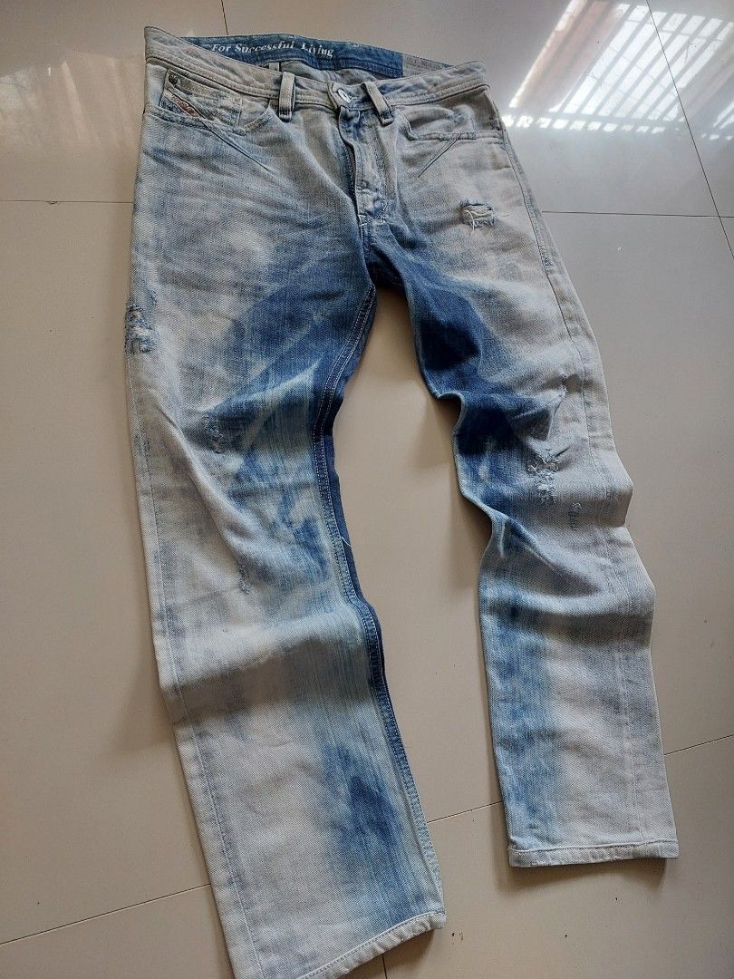 Diesel shioner slim skinny, Men's Fashion, Bottoms, Jeans on Carousell