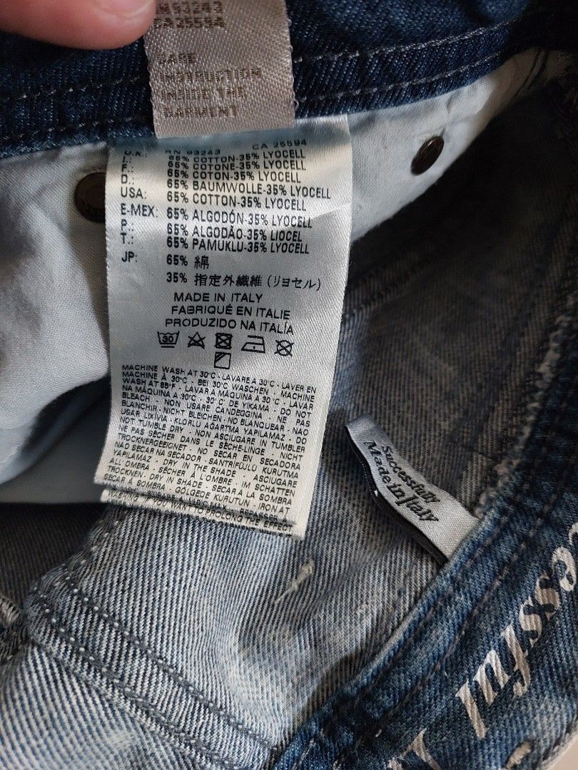 Diesel shioner slim skinny, Men's Fashion, Bottoms, Jeans on Carousell