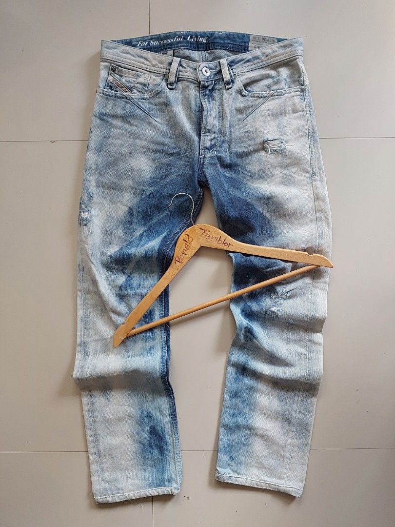 Diesel shioner slim skinny, Men's Fashion, Bottoms, Jeans on Carousell