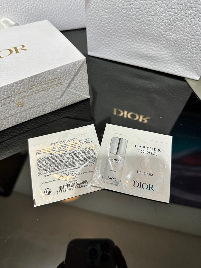 Dior Capture Totale Serum Sample, Beauty & Personal Care, Face, Face ...