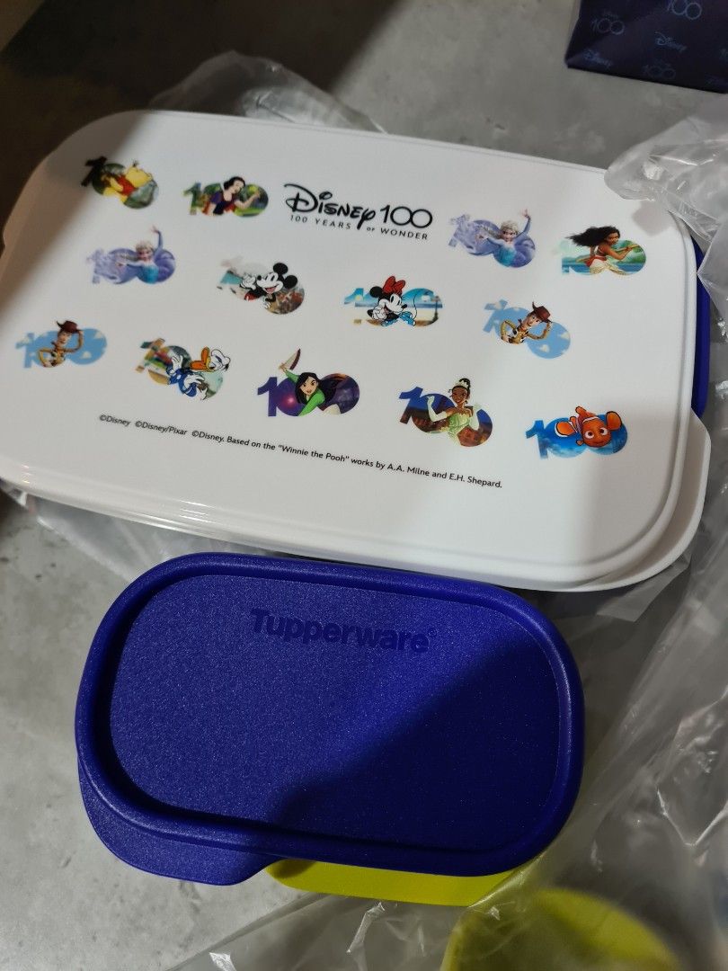Disney 100 years tupperware, Furniture & Home Living, Kitchenware ...