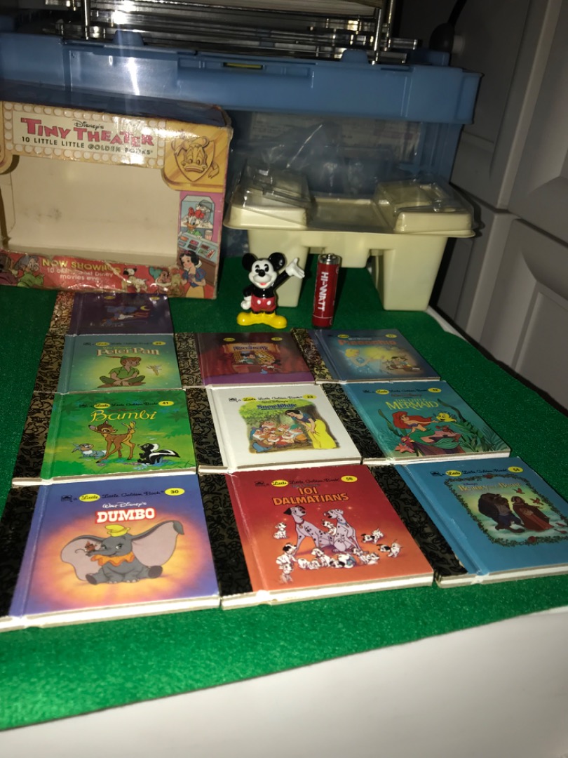 Disney 1993 Tiny Theater with 10 books, Hobbies & Toys, Toys & Games on ...