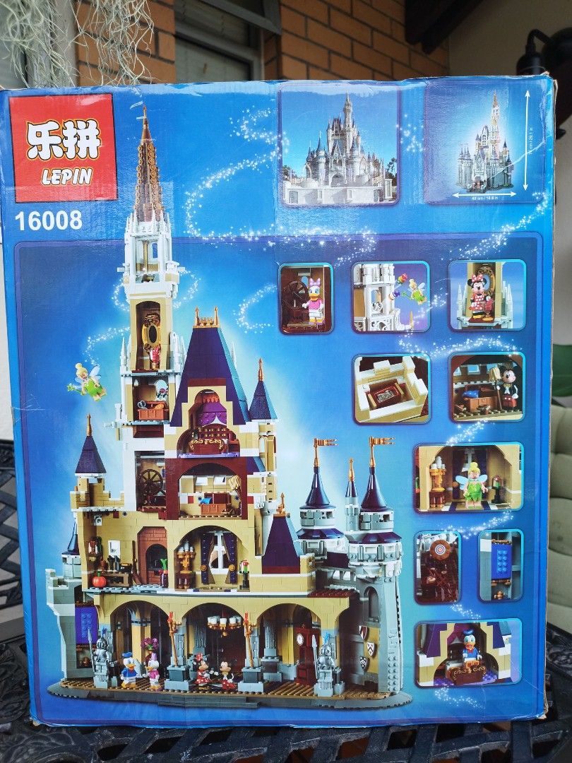 Disney Castle Mega Building Block Set 4160pcs, Hobbies & Toys, Toys ...
