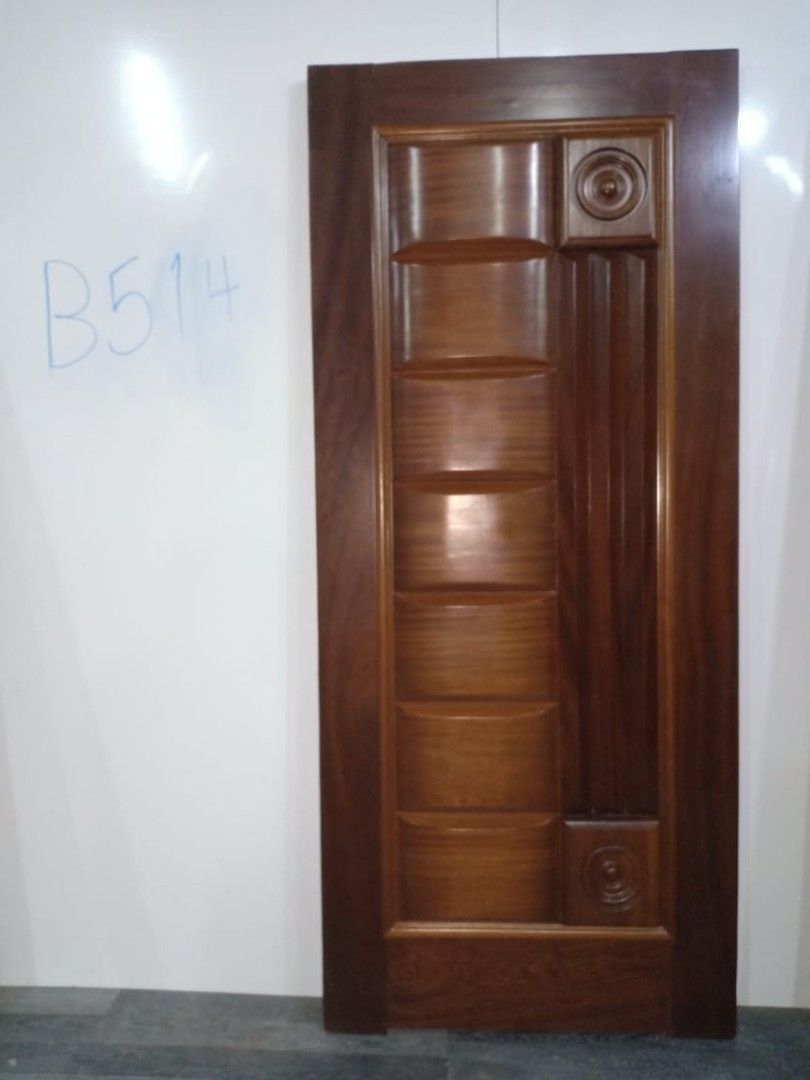 Doors with Jamb made of solid beech wood (B514), Furniture & Home ...