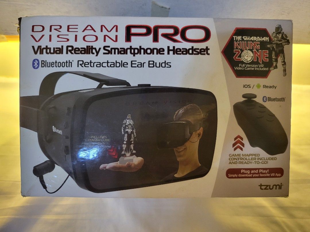 Dream vision Pro virtual Reality Smartphone Headset, Video Gaming ...