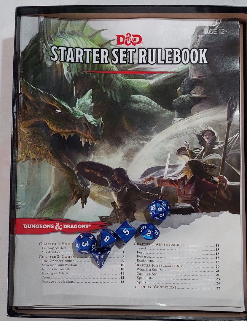 Dungeons and Dragons D&D starter set, Hobbies & Toys, Toys & Games on ...