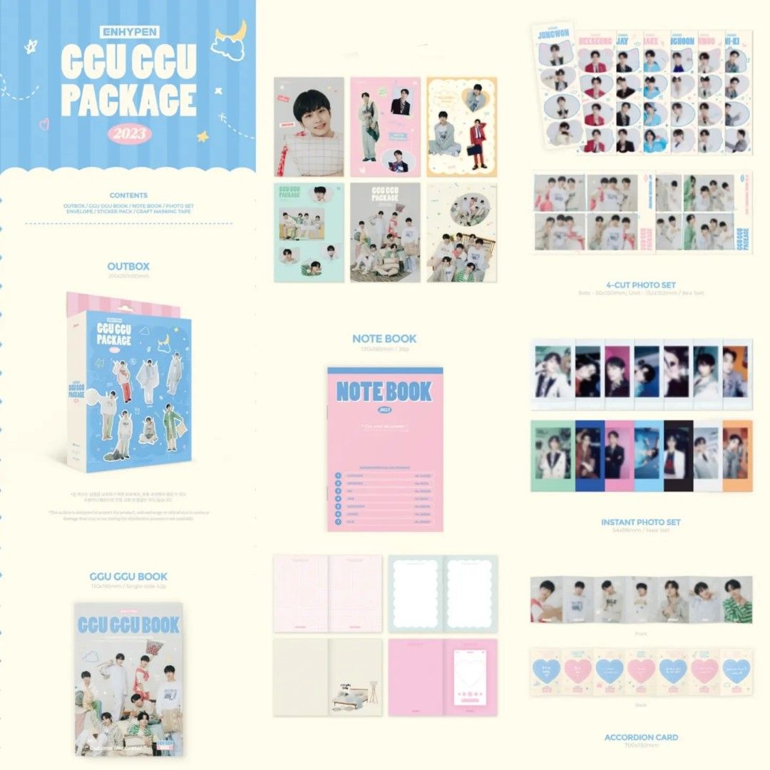 ENHYPEN 2023 GGU GGU PACKAGE, Hobbies & Toys, Collectibles ...