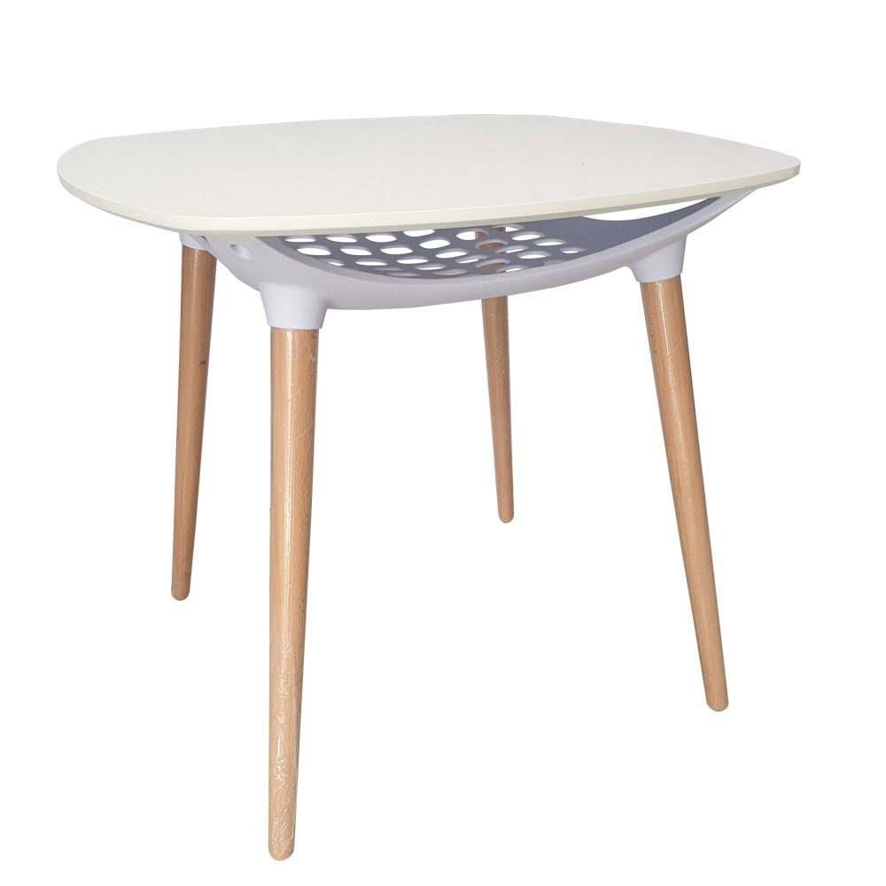 Ergodynamic WT-80S Wooden Table 80x80cm top, Wooden table legs, Dining ...